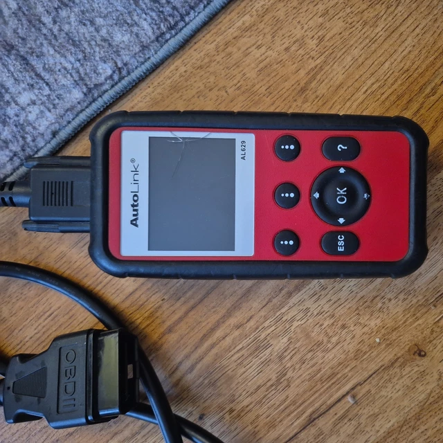 AUTEL AUTOLINK AL629 Professional OBD II Scan Tool reads Engine, Trans ...