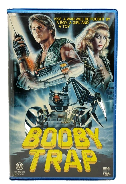 BOOBY TRAP AKA WIRED TO KILL VHS PAL Rare EX-RENTAL Clamshell CBS FOX ...