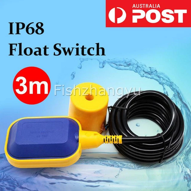 LIQUID FLUID WATER Level Float Switch Sump Tank Controller Sensor W ...