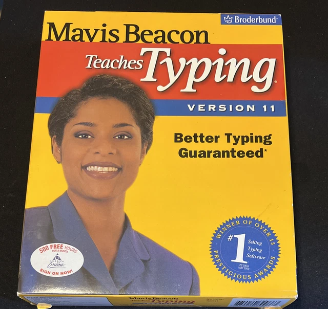 MAVIS BEACON TEACHES Typing Version 11 Broderbund Software Windows 95/ ...