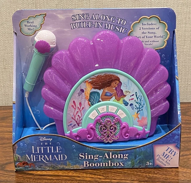 DISNEY LITTLE MERMAID Live Action Movie Sing-Along Boombox NEW 2023 $47 ...