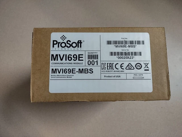 PROSOFT MVI69E-MBS MODBUS Serial Enhanced Communication Module $2,995. ...