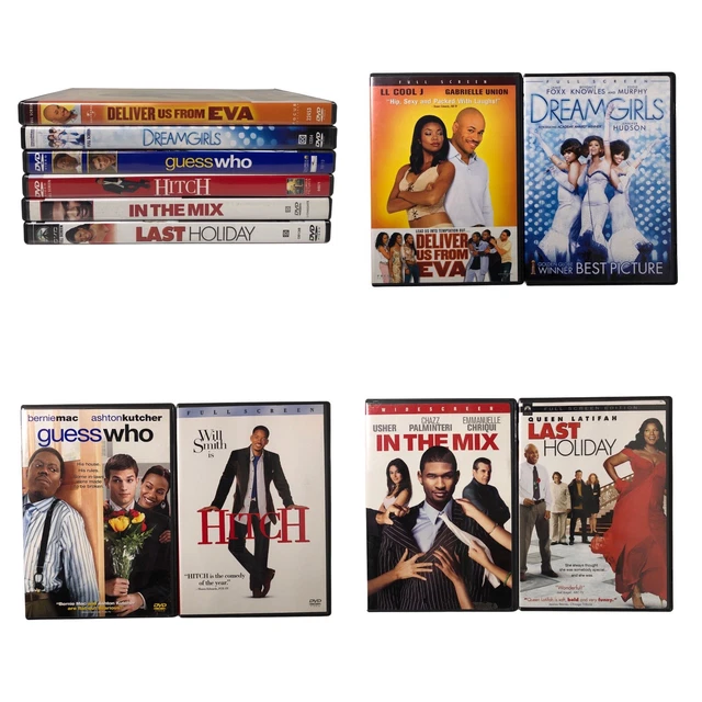 6 DVD LOT- 2000s Classic Romantic Comedy. Dream Girls. Guess Who. In ...