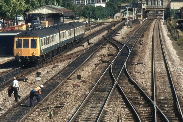 BRITISH RAIL CLASS 117 suburban DMU at West Ealing Rail Photo B £2.70 ...