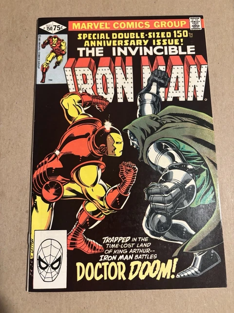 INVINCIBLE IRON MAN #150 Doctor Doom Vs Iron Man Cover Back Cover ...