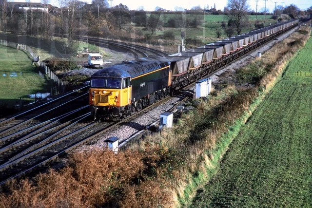 35MM SLIDE BR British Rail Diesel Loco Class 56 56074 Whitley 1994 Orig ...