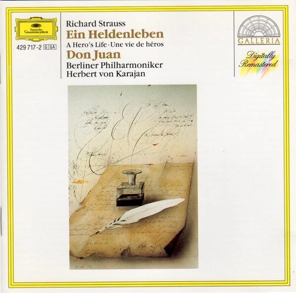 RICHARD STRAUSS BERLINER Philharmoniker Herbert von Karajan Richard Strauss: Ein EUR 8,00 ...