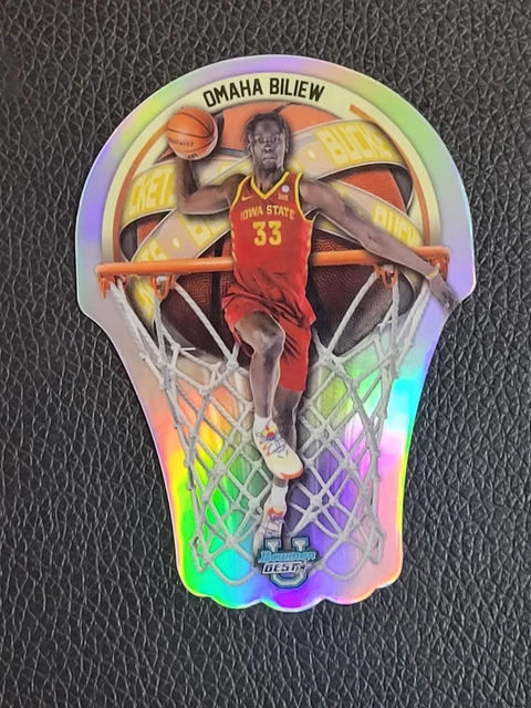 2023 24 BOWMAN Best University Omaha Biliew SEAUX DIE-CUT Iowa State ...