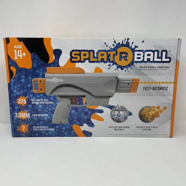 SPLAT-R-BALL® FULL AUTO 375 Mini Water Bead Blaster Kit SRB375M Grey🔥IN ...