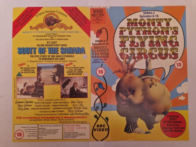 MONTY PYTHON'S FLYING Circus Series 2 Ep 8-10 - Used Video Sleeve/Cover ...