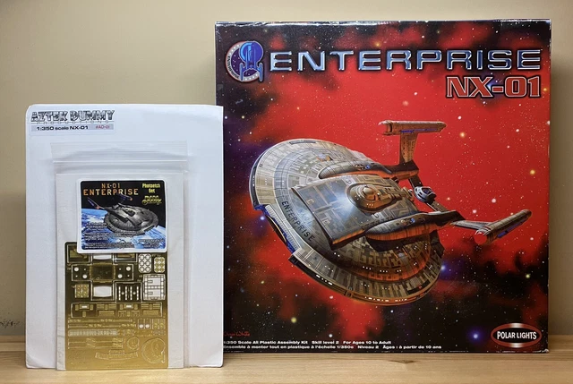 STAR TREK : USS Enterprise NX-01 1/350 Scale Model Kit Polar Lights ...