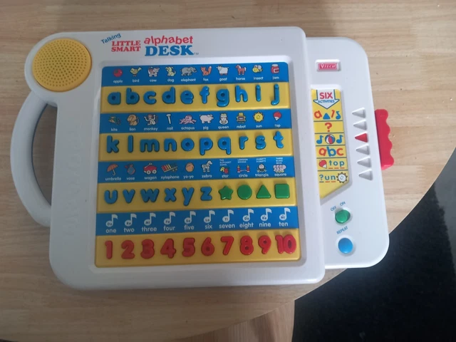 VINTAGE VTECH TALKING Little Smart Alphabet Desk Electronic Learning ...