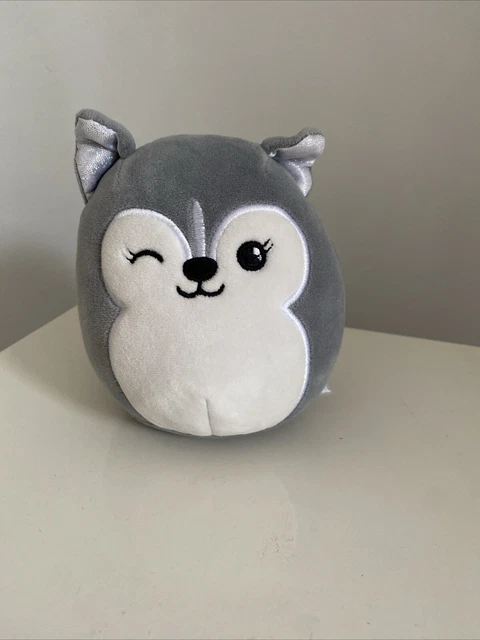 SQUISHMALLOWS HEIDI HUSKY Dog Winking Soft Plush Toy 5” Kellytoy ...