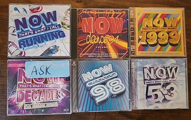 NOW THAT'S WHAT I Call Music CD Bundle: Running, Decades, Dance 94 ...