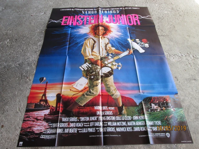 EINSTEIN JUNIOR YAHOO SERIOUS Affiche cinéma originale pliée f: 120x160cm (1990) EUR 18,00 ...