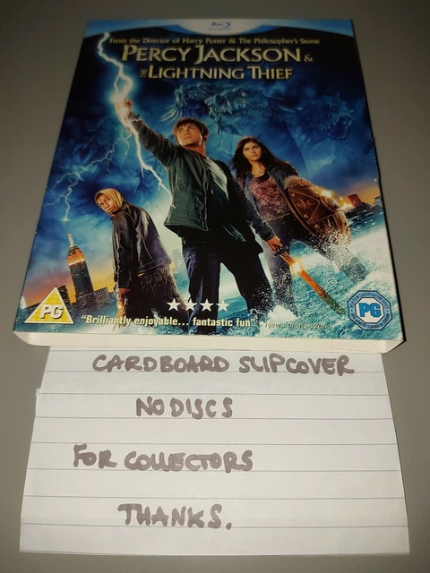 PERCY JACKSON AND the Lightning Thief Blu-ray - cardboard slipcover ...