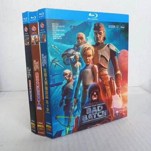 STAR WARS: THE Bad Batch:Season 1-3 TV Series Blu-Ray DVD BD 6 Disc All Region EUR 50,81 ...