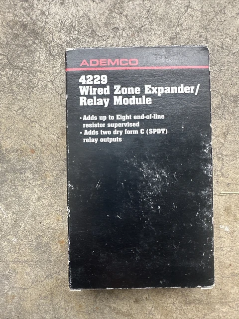 HONEYWELL ADEMCO 4229 Wired 8 Zone Expander/Relay Module For Vista ...