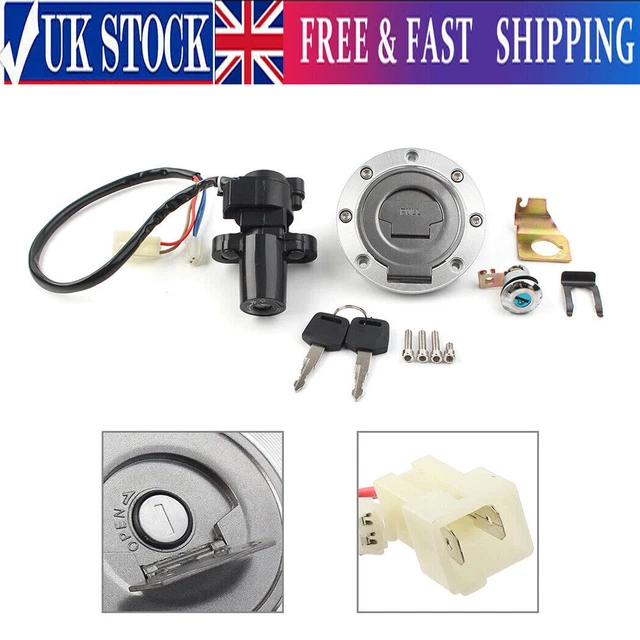 IGNITION SWITCH LOCK Fuel Gas Cap Key Set For 1998-1999 2004-2012 ...