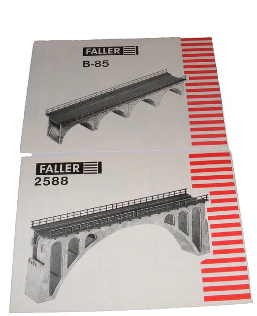 ALTE FALLER BAUANLEITUNGEN B - 85 B - 2588 HO sehr schöner Zustand EUR ...