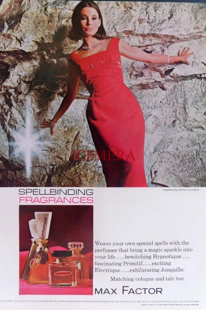 MAX FACTOR HYPNOTIQUE Primitif Electrique Jonquille Perfumes 1966 ...
