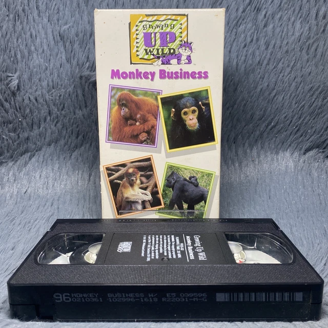 GROWING UP WILD Monkey Business VHS 1992 Time Life Video Kids ...