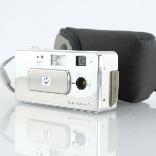 HP PHOTOSMART 435 Digital Camera 3.1MP Compact Point & Shoot Silver ...