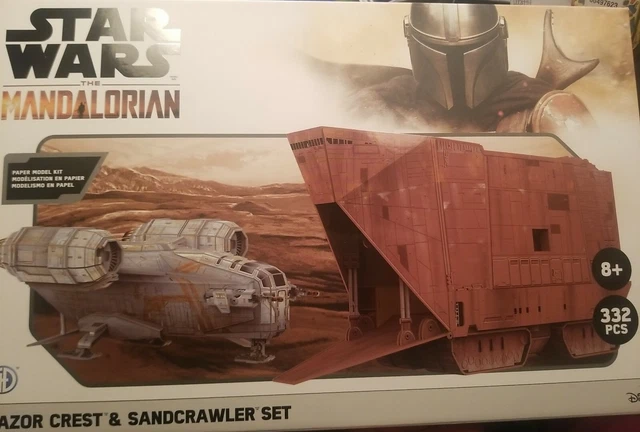 STAR WARS THE Mandalorian Razor Crest And Sandcrawler Set paper model ...