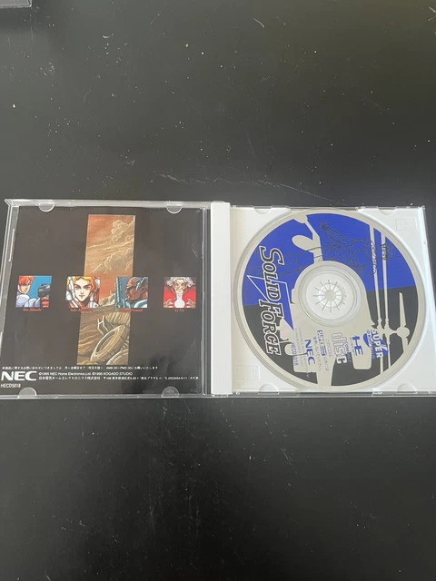 SOLID FORCE PC Engine CD-Rom 2 Turbo Duo TG16 Mint Condition £10.00 - PicClick UK