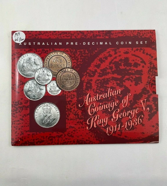 1919 AUSTRALIAN COINAGE of King George V - Pre Decimal Coin Set ...