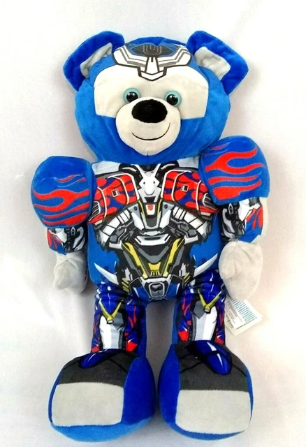 BUILD A BEAR Optimus Prime Transformer Autobot Plush Stuffed 17" No ...