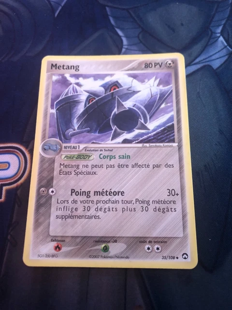 METANG CARTE NEUVE pokemon française 80 PV 2007 35/108 ex gardien du ...