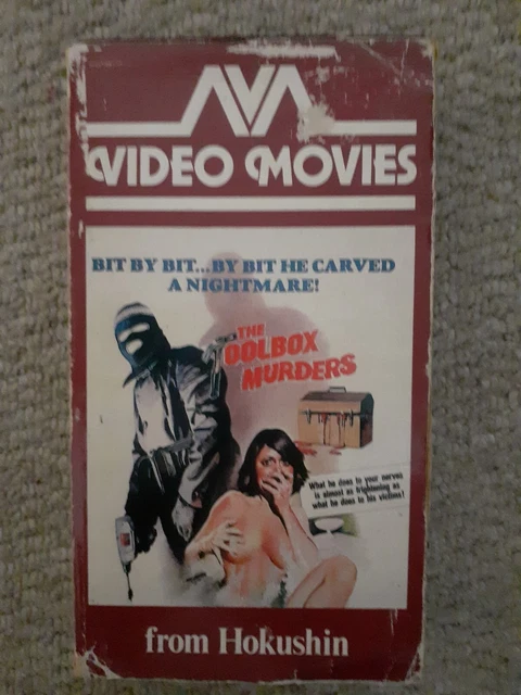 Pre Cert Vhs The Toolbox Murders Hokushin Carton Box £89 00 Picclick Uk