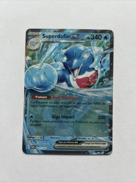 CARTE POKÉMON SUPERDOFIN EX 061/167 TWM Mascarade Crépusculaire FR NEUF EUR 1,00 - PicClick FR