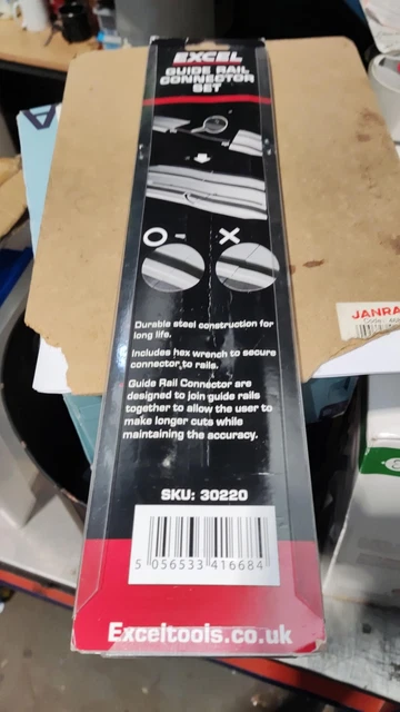 EXCEL GUIDE RAIL Connector Bar Twin Pack (737) £11.00 - PicClick UK