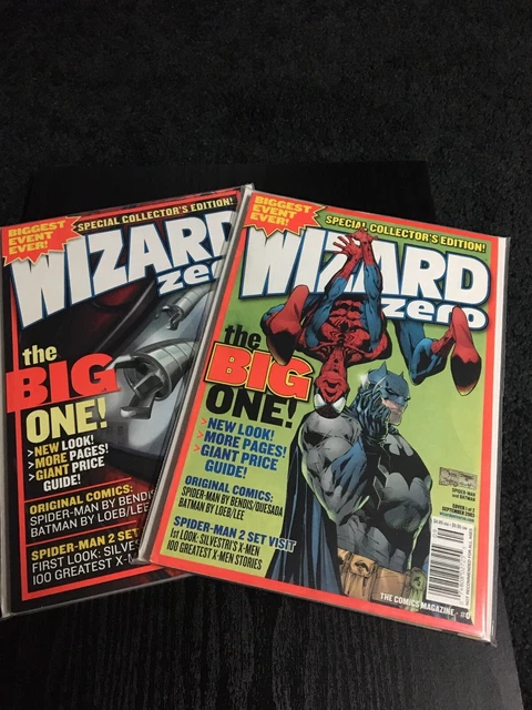 WIZARD MAGAZINE ISSUE Zero 0 Special Collector's edition Covers A and B ...