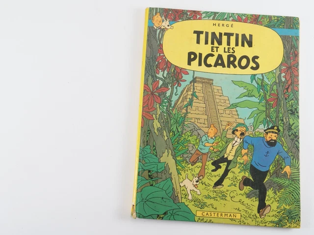BD TINTIN TINTIN et les Picaros Hergé édition C1-1975/76 EO dos carré ...