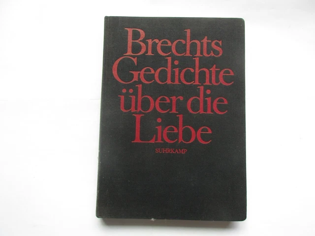 Gedichte Uber Die Liebe Brecht