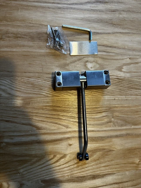 CHIUDIPORTA ACCIAIO LAMINATO A Freddo Autochiudente Regolabile ...