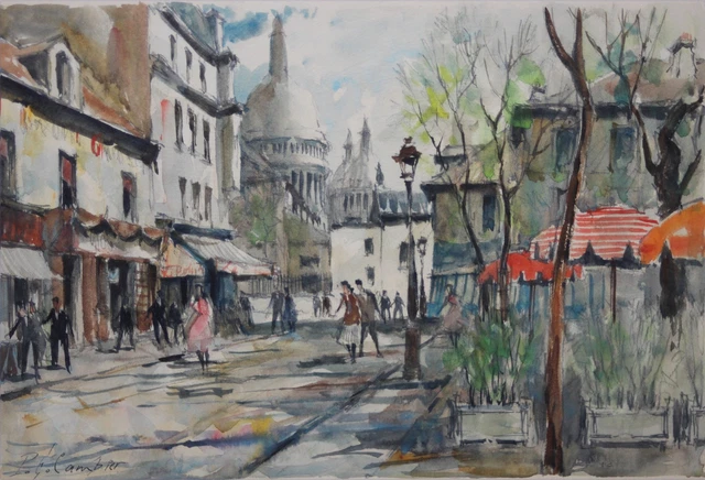 PIERRE CAMBIER - Moderniste français - Deux WC originaux signés ...