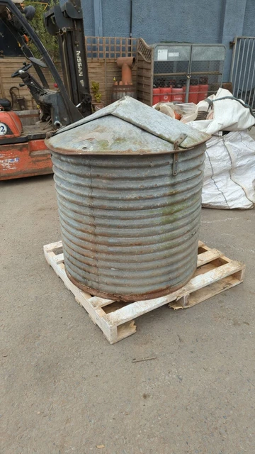 FEED BIN TROUGH Corrugated Agricultural Galvanised Storage Tank Log ...