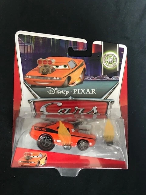 DISNEY PIXAR CARS " SNOT ROD WITH FLAMES " Voiture en Métal 1:55 Die ...