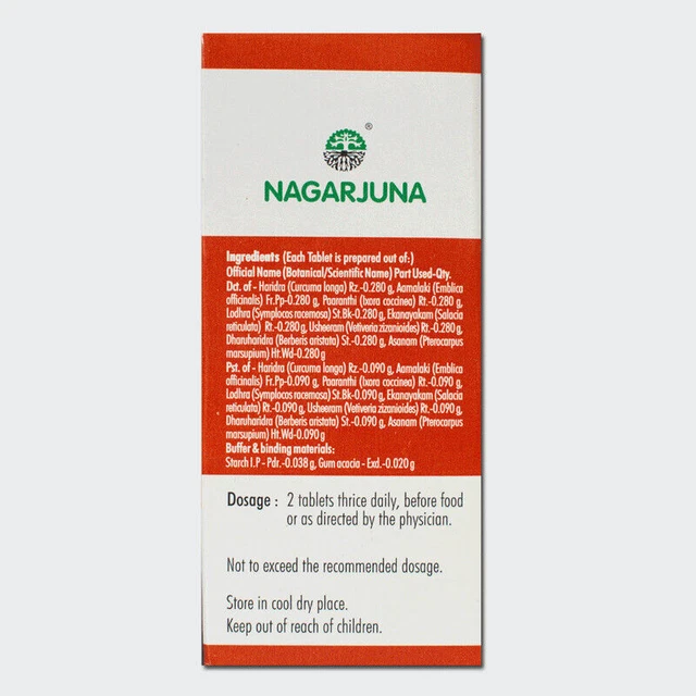 NAGARJUNA AYURVEDIC DIARID 100 Tablet $31.64 - PicClick AU