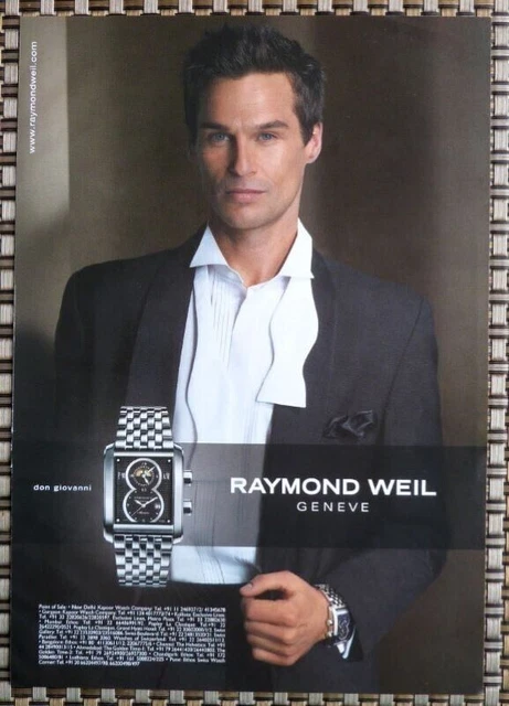 RARE 2007 MAGAZINE Watch ADVERTISEMENT RAYMOND WEIL Don Giovanni Print ...