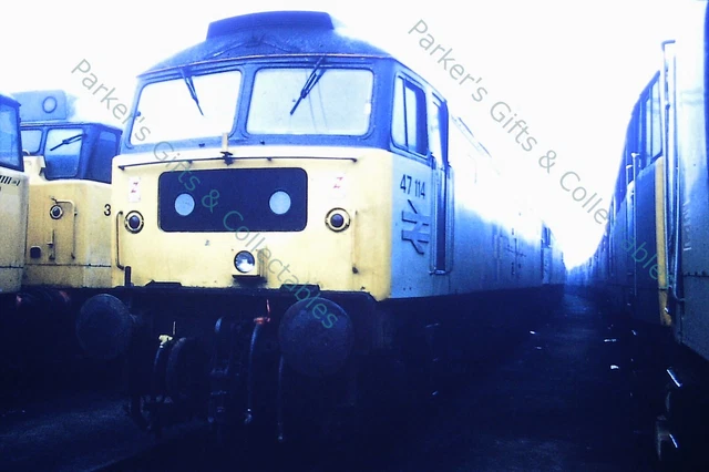 35MM RAILWAY SLIDE Diesel Electric Locomotive 47114 (RB48) £2.70 ...