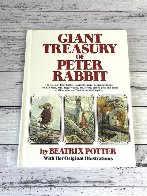 GIANT TREASURY OF Peter Rabbit by Beatrix Potter Hardcover Illustrated ...