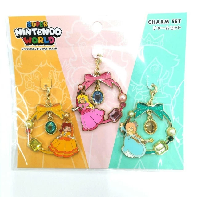 USJ UNIVERSAL STUDIOS Japan Limited Peach Daisy Rosetta Charm Set ...