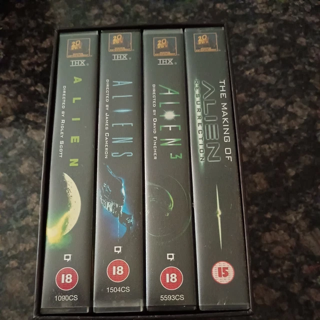 THE ALIEN SAGA VHS Video Box Set Including Rare Making Of Alien ...