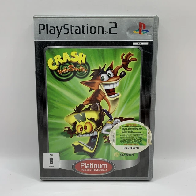 CRASH TWINSANITY PS2 2004 Action-Adventure Vivendi Universal Games PG ...
