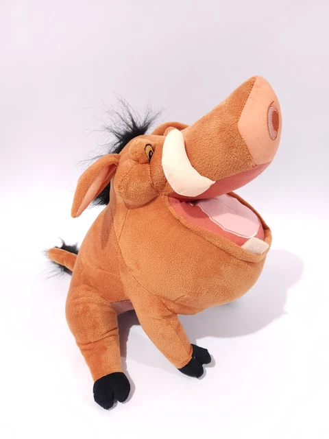 DISNEY THE LION King Pumba Pumbaa w/ Bugs Grubs - 14" Large Talking ...